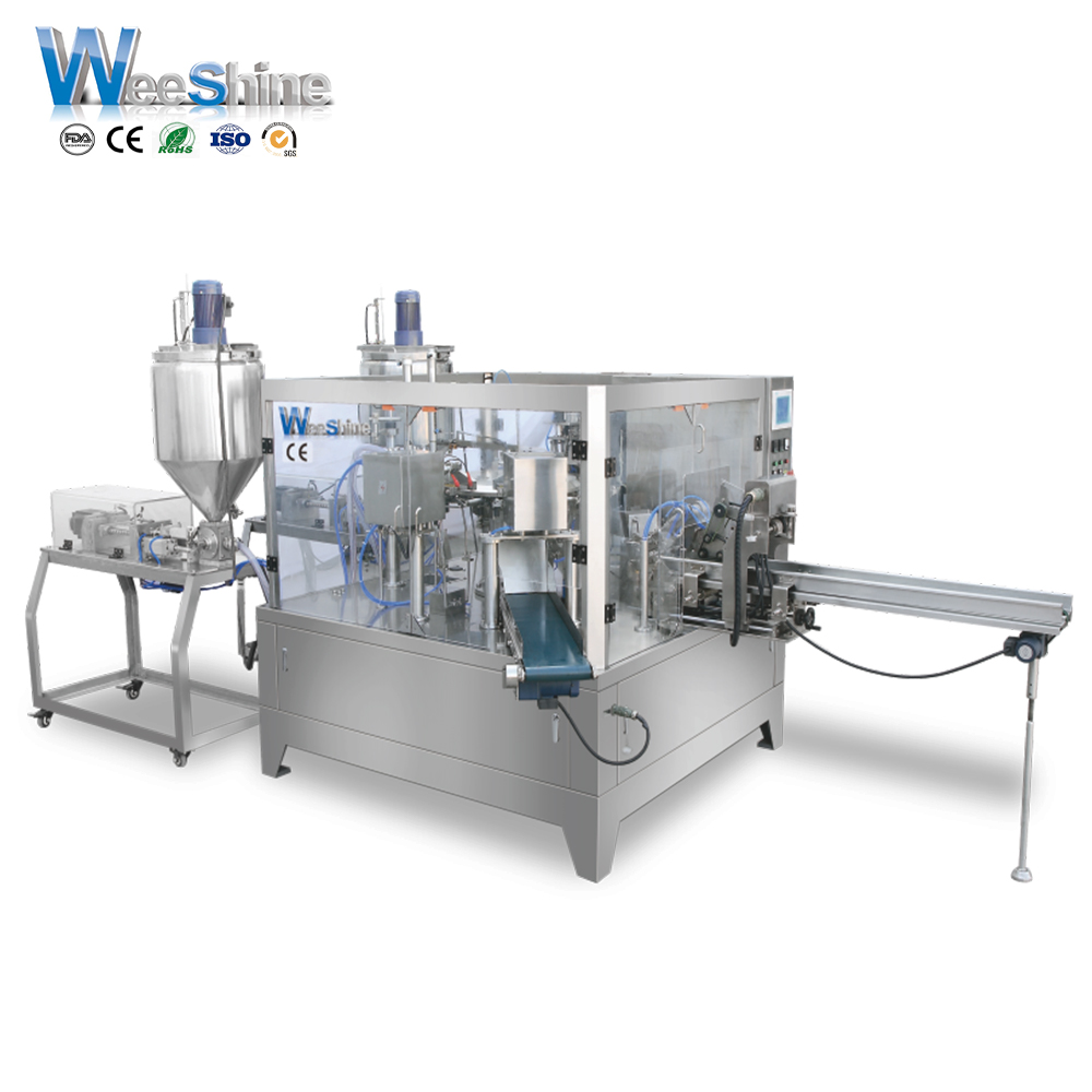 Weeshien Automatic Liquid Doypack Rotary Premade Pouch Filling Machine